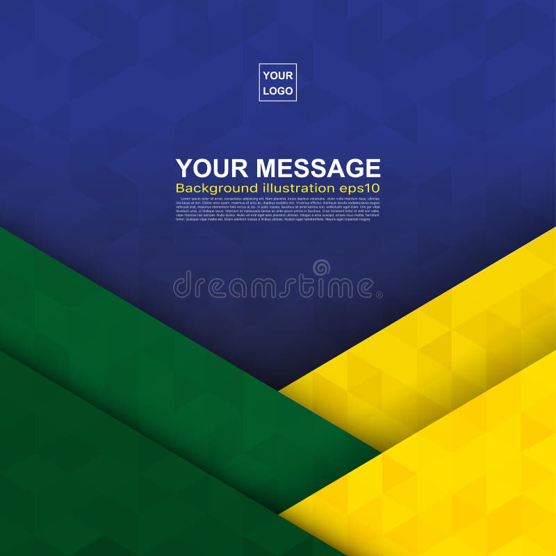 Abstract Flag Colour Banner Stock Vector - Illustration of flyer ...