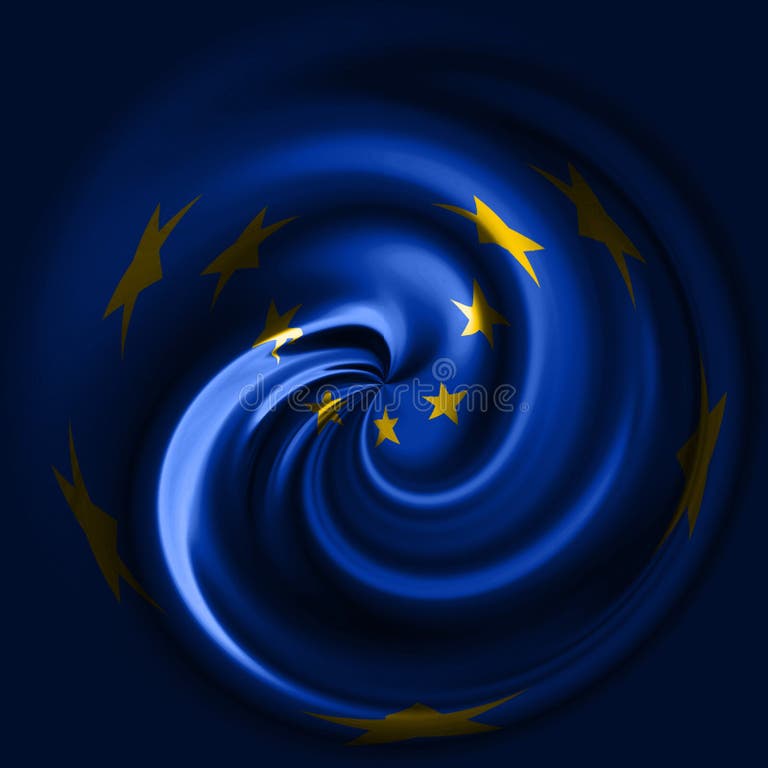 Abstract flag of europe stock illustration. Illustration of patriotic ...