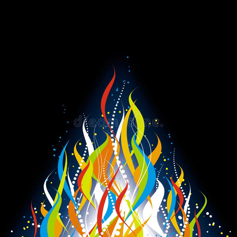 Abstract flame background stock vector. Illustration of backgrounds ...