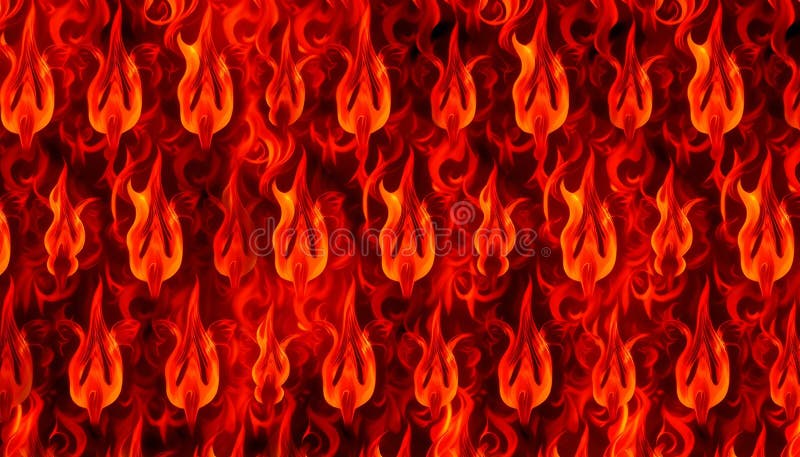 Abstract Flame Pattern Background, Fire Texture, Hot Energy Design ...