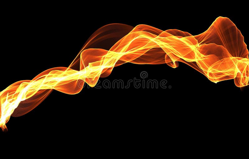Abstract Flame Waves Background Yellow Color Stock Image - Image of ...