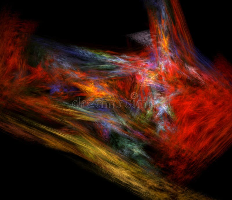 Red and black flame render stock illustration. Illustration of energy ...