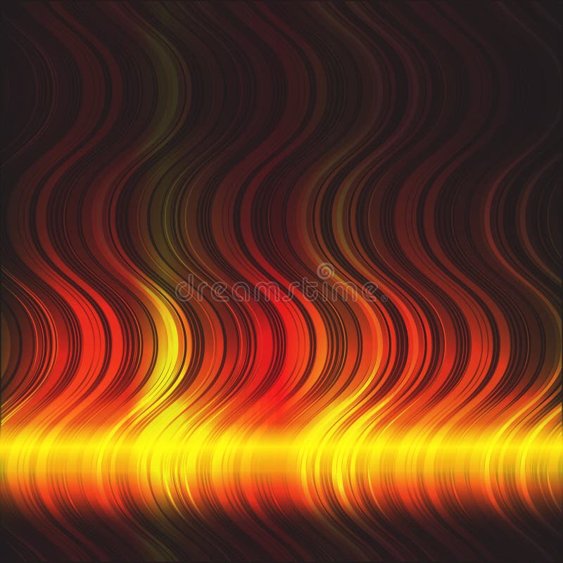 Abstract Flaming Background Stock Vector - Illustration of fiering ...
