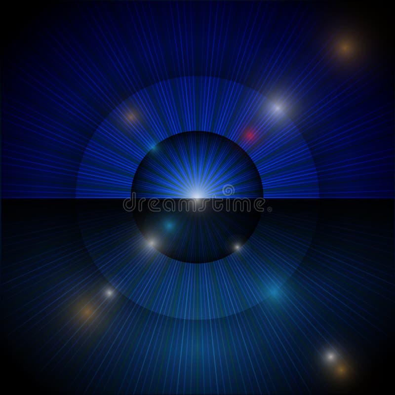Abstract Flare Light Technology Background Stock Vector - Illustration ...