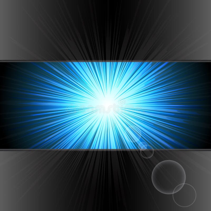 Flash Background with Light Rays and Stars Stock Illustration ...