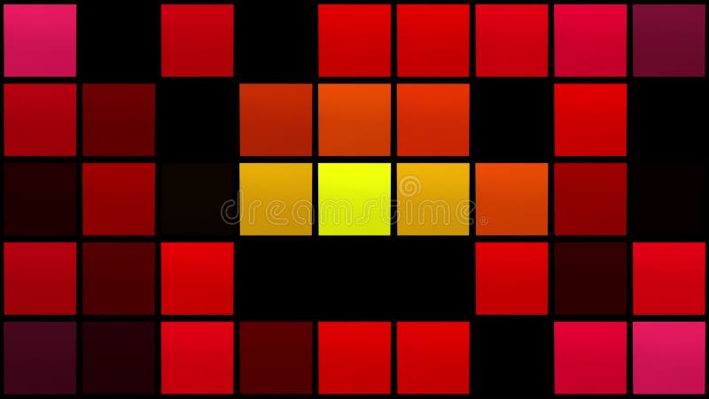 Abstract,flashing Squares in Red,blue and Yellow Stock Video - Video of ...