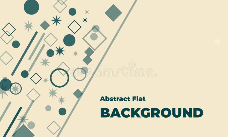 Abstract Flat Background with Color Combination, Simple Design and ...