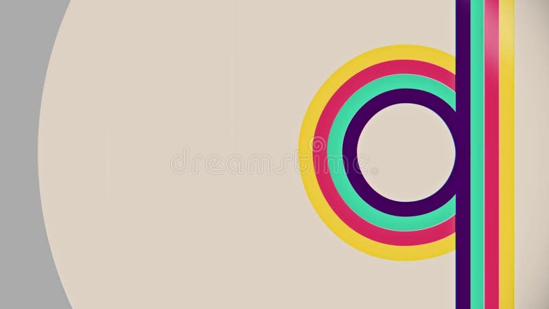 Abstract Flat Colorful Vertical Lines Flow Animation Stock Video ...