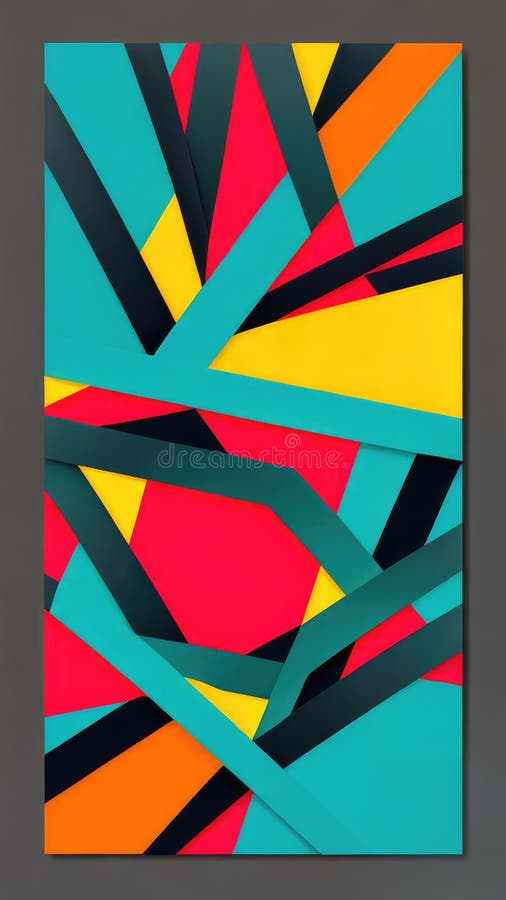 Abstract Flat Concept Creative Colour Design for Background Stock ...