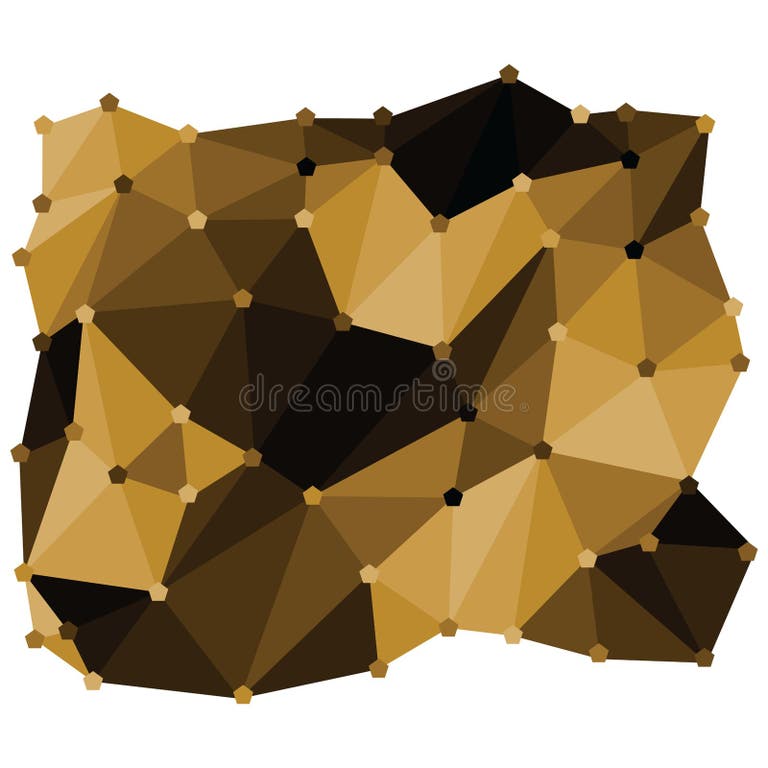 Abstract Flat Design Low Poly Stock Illustration - Illustration of ...