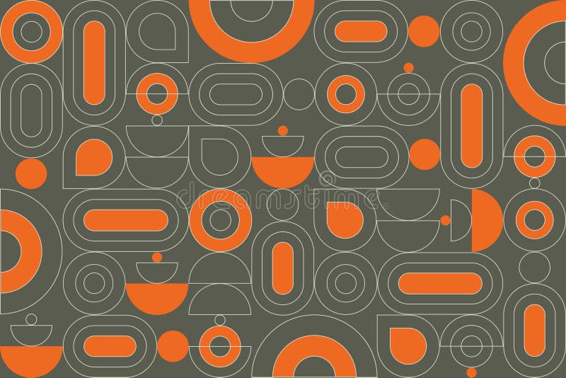 Abstract Flat Geometric Background, Mosaic Pattern Design with the ...