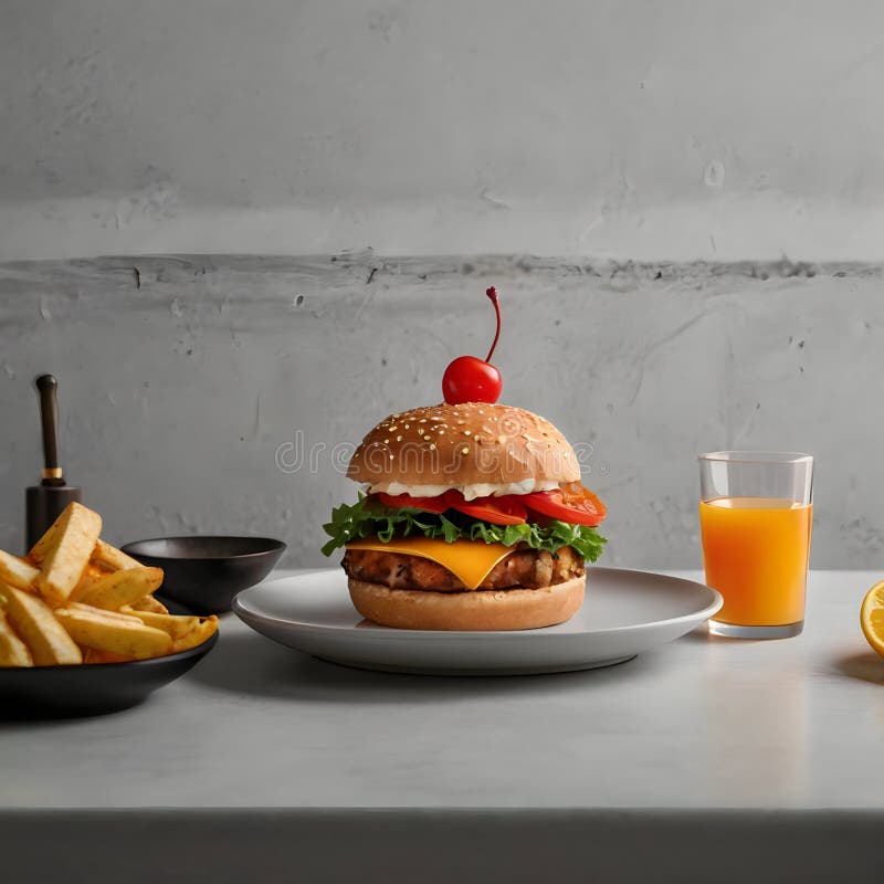 Abstract Flat Illustrative Restaurant Food and Drinks Logo Stock ...