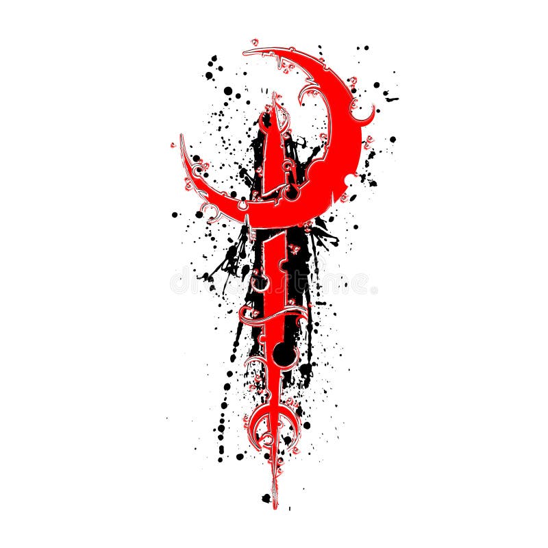 Abstract Moon Symbols Background Stock Vector - Illustration of icon ...