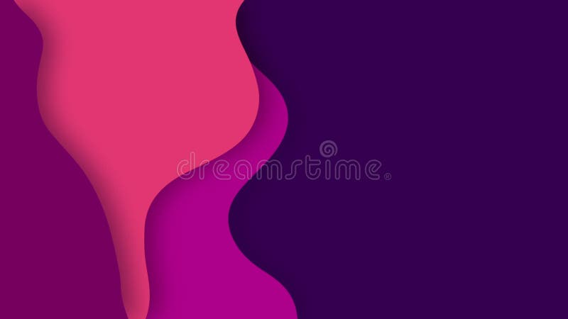 Abstract Flat Paper Geometric Wave Animation Background Stock Footage ...
