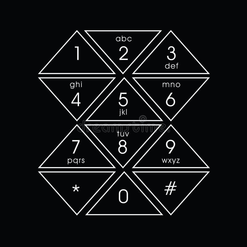 Phone Dial Pad Abstract Stock Illustrations – 55 Phone Dial Pad ...