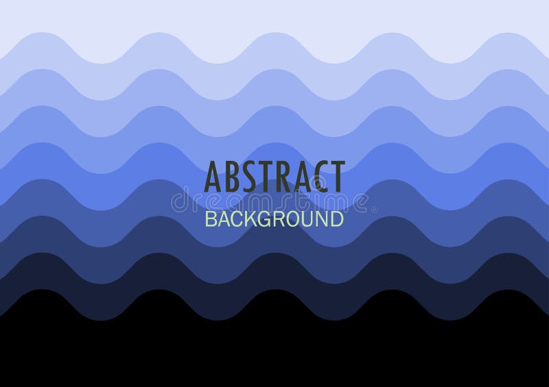 Abstract Flat Water Wave Wallpaper Design Background Stock Vector ...