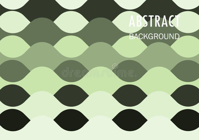 Abstract Flat Water Wave Wallpaper Design Background Stock Illustration ...