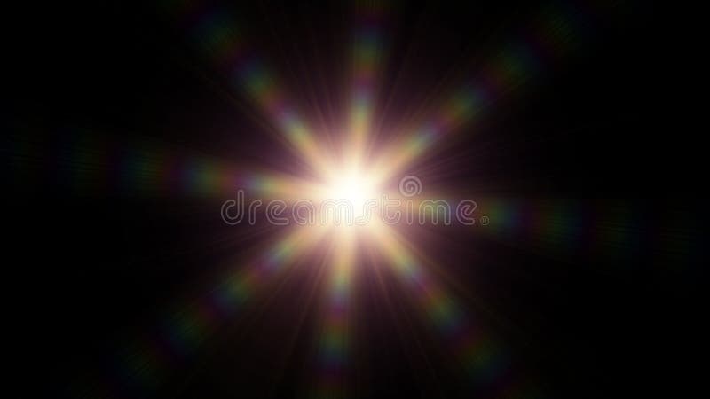 Abstract Flickering Lights. Strobe Effect. Turning on and on Flash ...