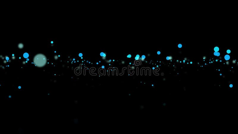 Abstract Floating Particles Loop Motion Background Stock Video - Video ...