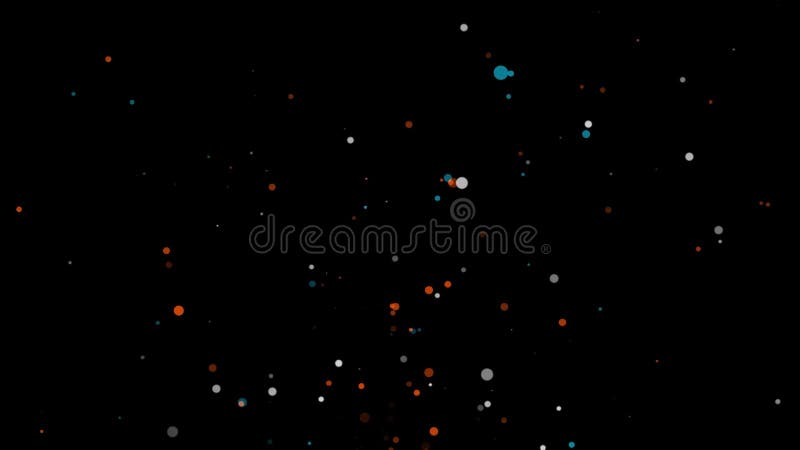 Abstract Floating Particles Loop Motion Background Stock Footage ...