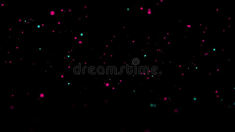 Abstract Floating Particles Loop Motion Background Stock Video - Video ...