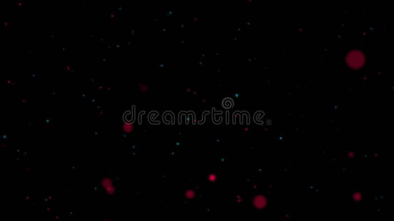 Abstract Floating Particles Loop Motion Background Stock Video Video