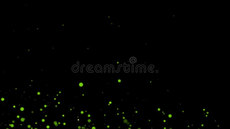 Abstract Floating Particles Loop Motion Background Stock Video Video