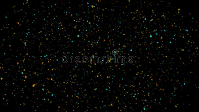 Abstract Floating Particles Loop Motion Background Stock Footage
