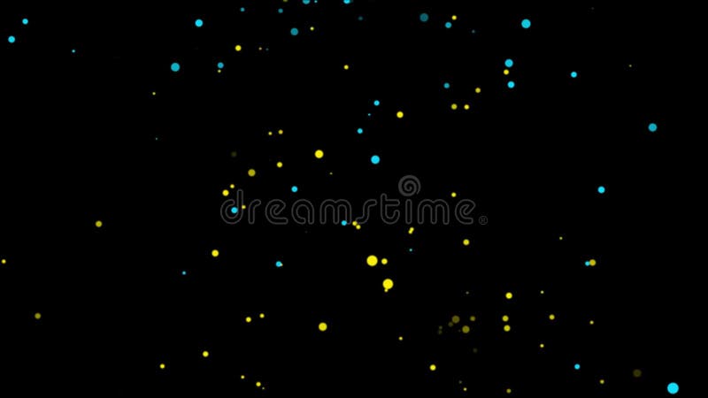 Abstract Floating Particles Loop Motion Background Stock Video Video