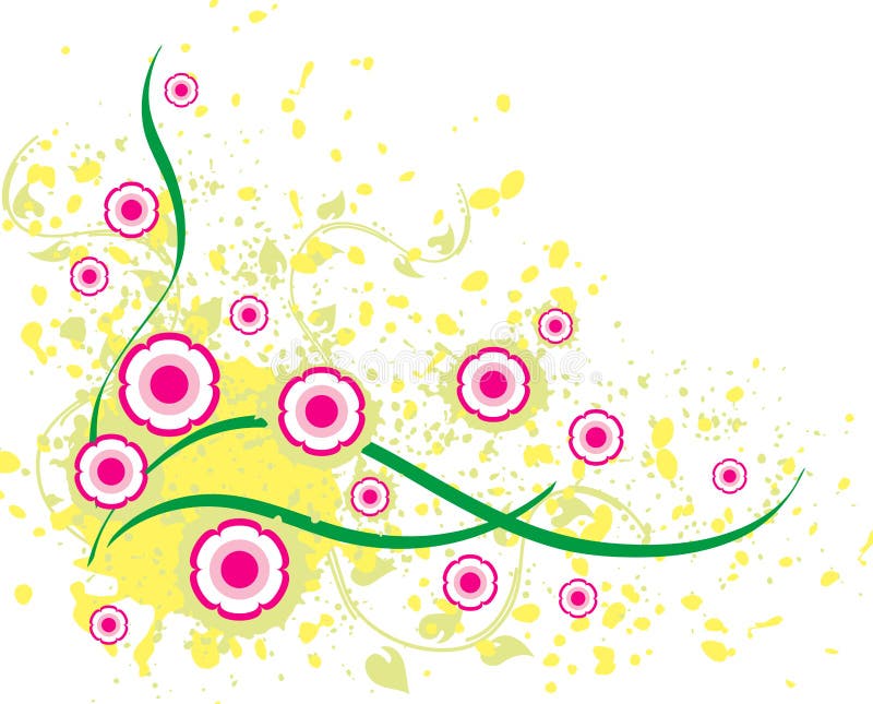 Abstract flora flourish stock vector. Illustration of artistic - 1964088