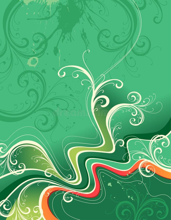 Abstract floral background stock vector. Illustration of design - 3321505