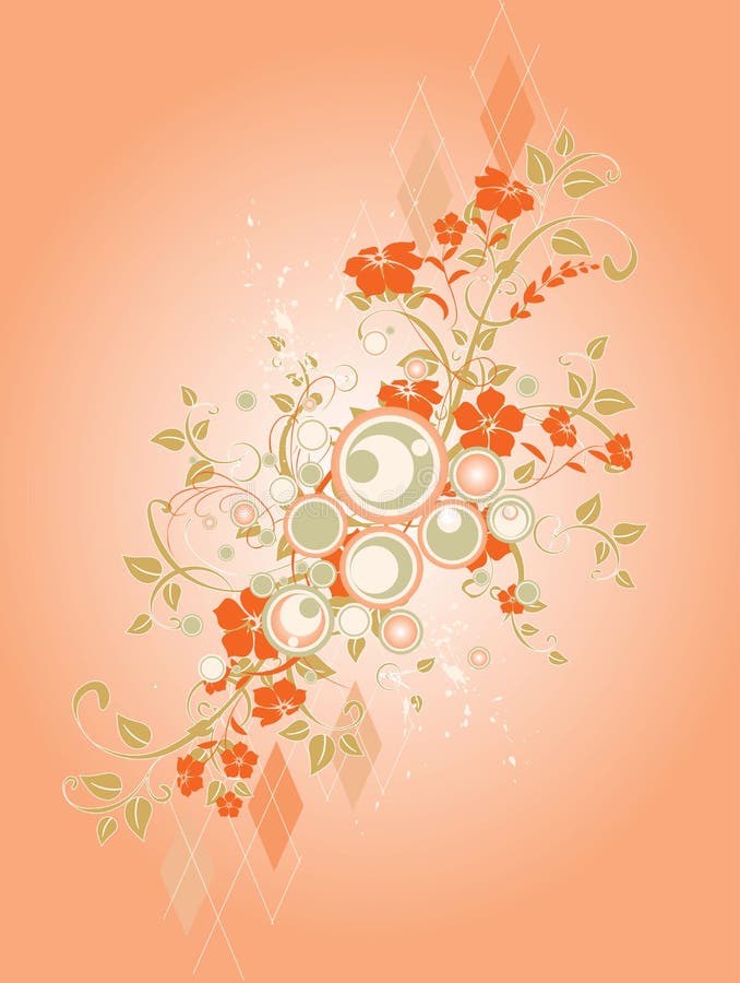 Floral Abstract Backgrounds, Vector Stock Vector - Illustration of ...