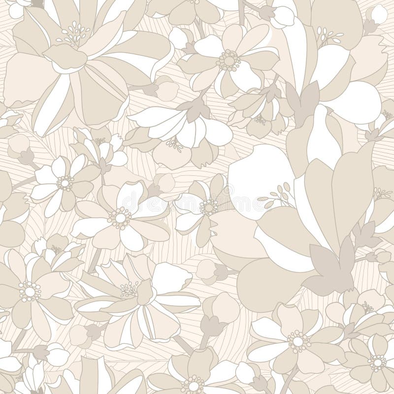 Abstract Floral Background . Stock Vector - Illustration of textile ...