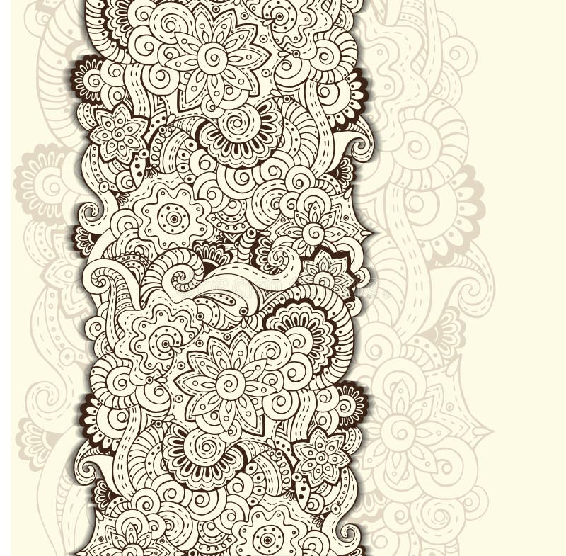 Abstract Floral Background Pattern in Vector. Stock Vector ...