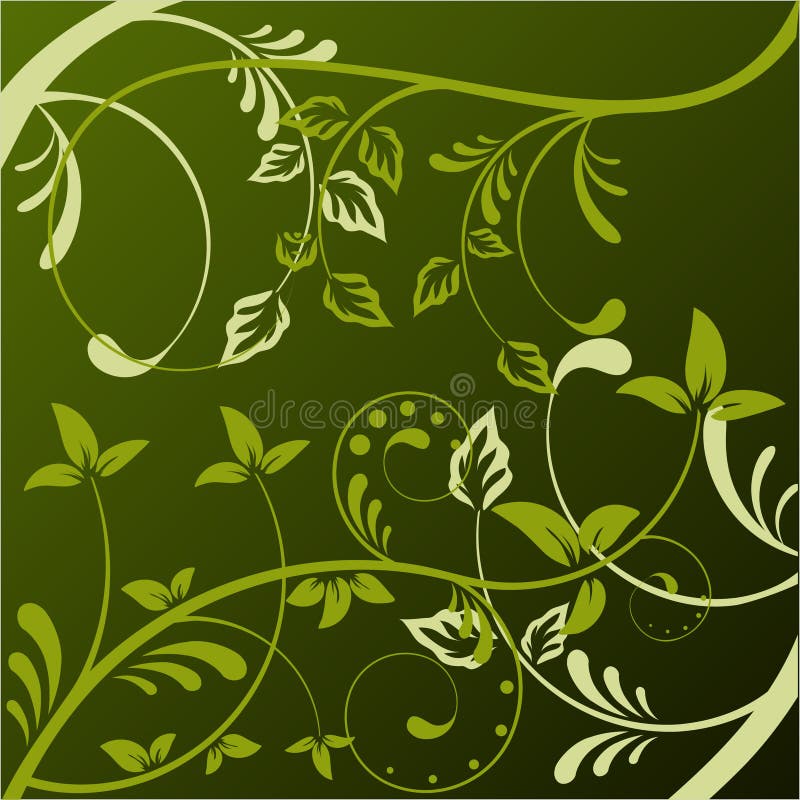Abstract Floral Background with Place for Your Tex Stock Vector ...