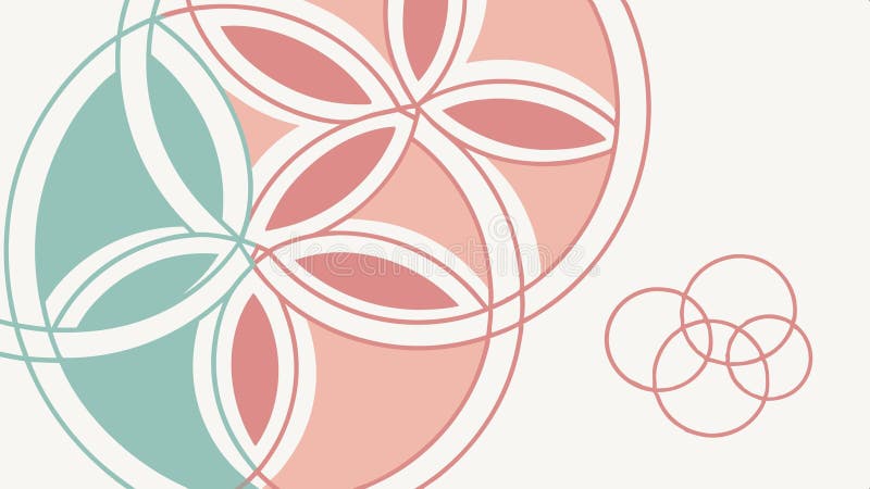 Abstract Floral Circle Pattern, Decorative and Artistic Design Vector ...