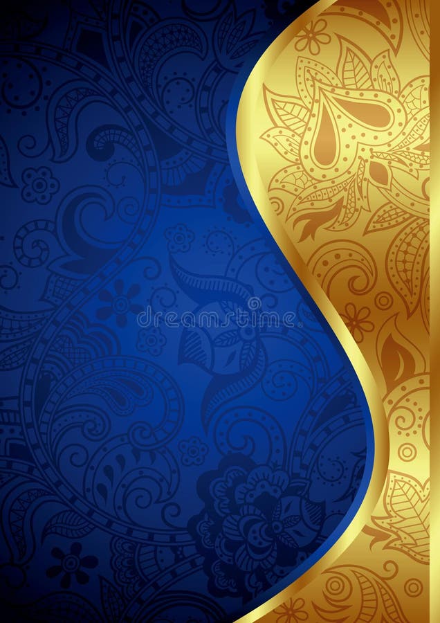 Abstract Floral Curve stock illustration. Illustration of design - 35903210