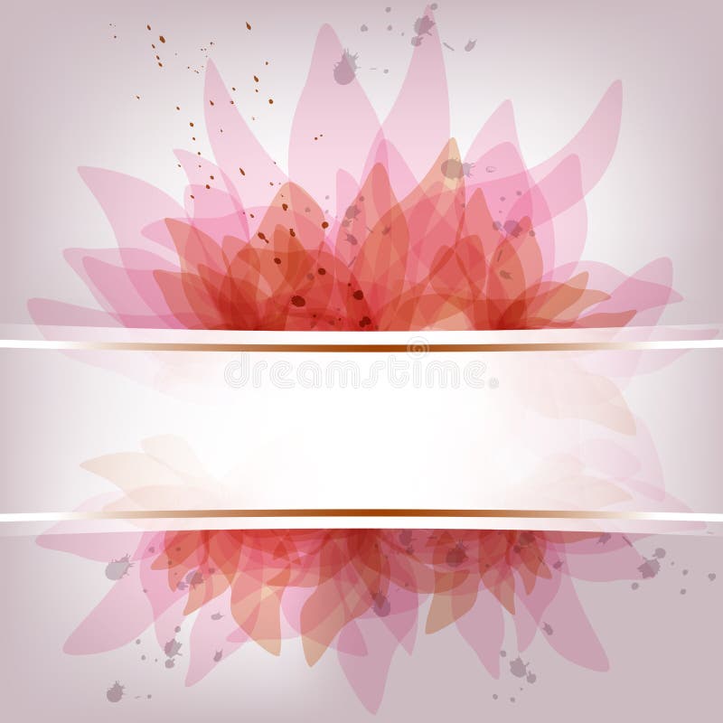 Abstract floral design stock vector. Illustration of background - 19305798