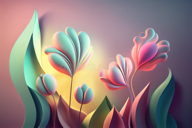 Abstract Floral Design stock photo. Image of abstract - 268404522