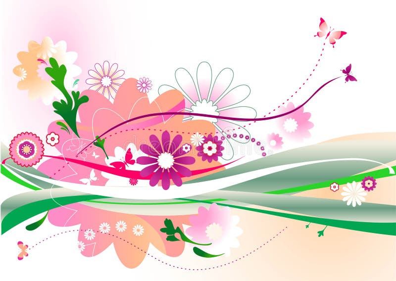Abstract Floral Design Picture. Image: 8141231