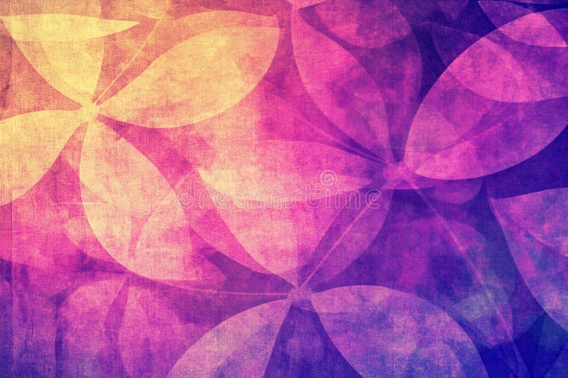 Abstract Floral Gradient stock illustration. Illustration of botanical ...