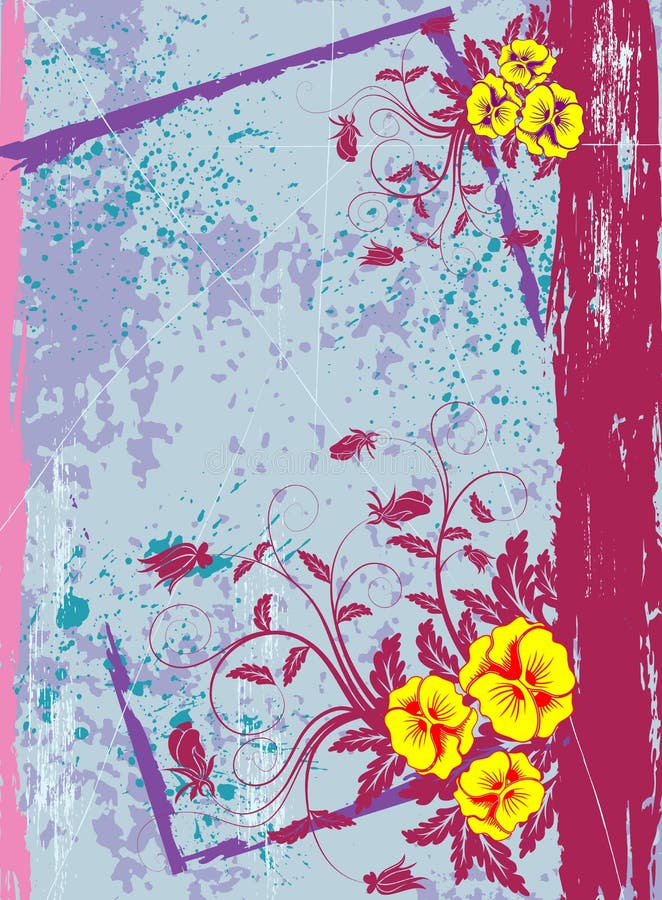 Abstract floral frame stock vector. Illustration of blob - 2246070