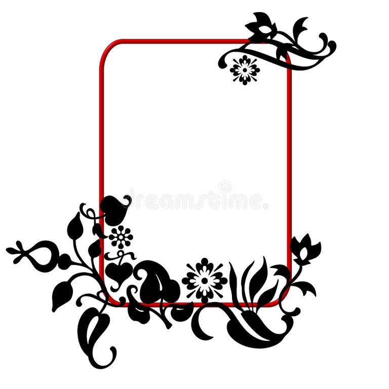Floral Illustrated Border Stock Illustrations – 5,941 Floral ...