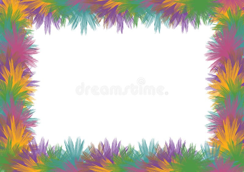 Abstract floral frame stock illustration. Illustration of invitation ...