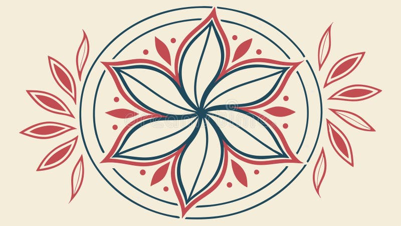 Abstract Floral Geometric Pattern Design, Vector Design Generative AI ...