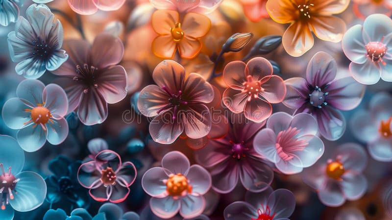 Abstract Floral Gradient Background Stock Photo - Image of beauty ...