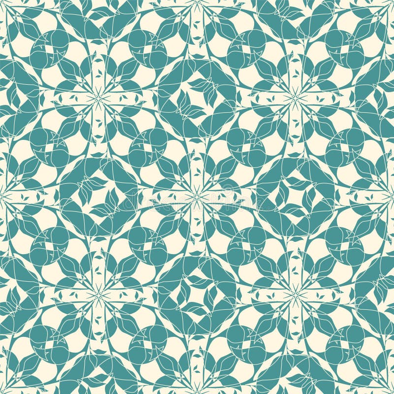 Floral Lattice in Modern Style Stock Vector - Illustration of backdrop ...