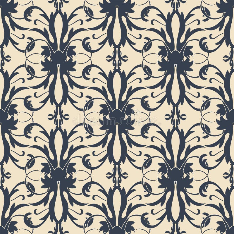 Floral Lattice in Modern Style Stock Vector - Illustration of backdrop ...