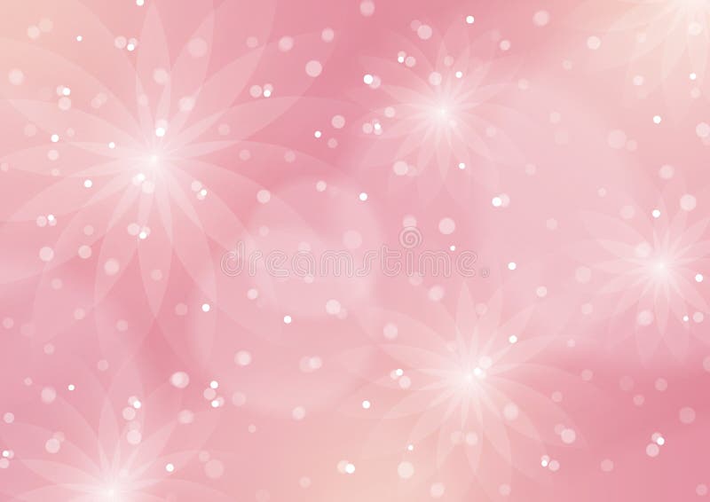 Abstract Floral Light Pink Background Stock Vector - Illustration of ...