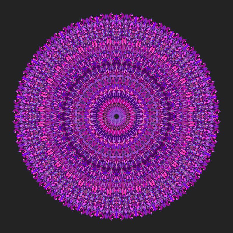 Abstract Floral Mandala Design - Vector Graphic Element Stock Vector ...